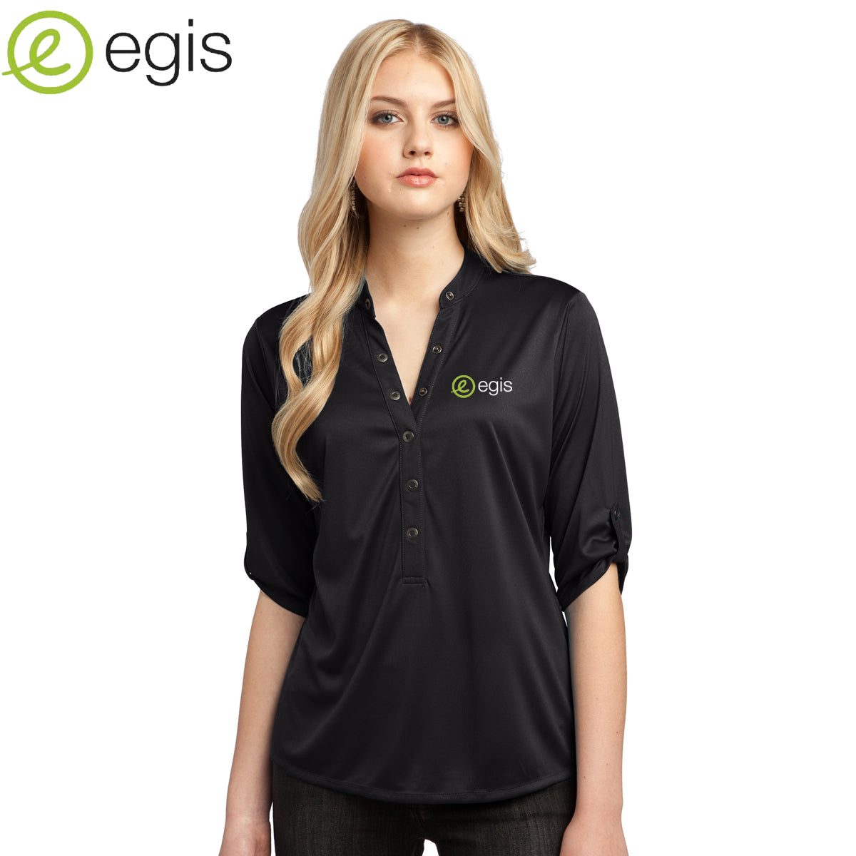 egis - LOG111 OGIO® Ladies Crush Henley – egis Apparel Store